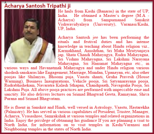 Puja Services - Kent Hindu Temple